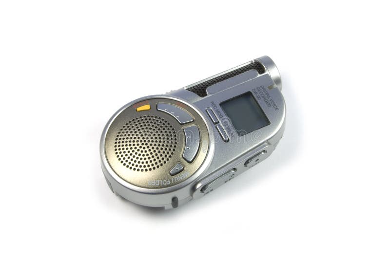 Voice Recorder stock photo. Image of recorder, isolated - 12511586