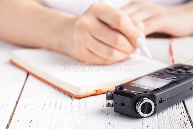 Voice Recorder Using As a Tool for Taking Notes in High School or ...