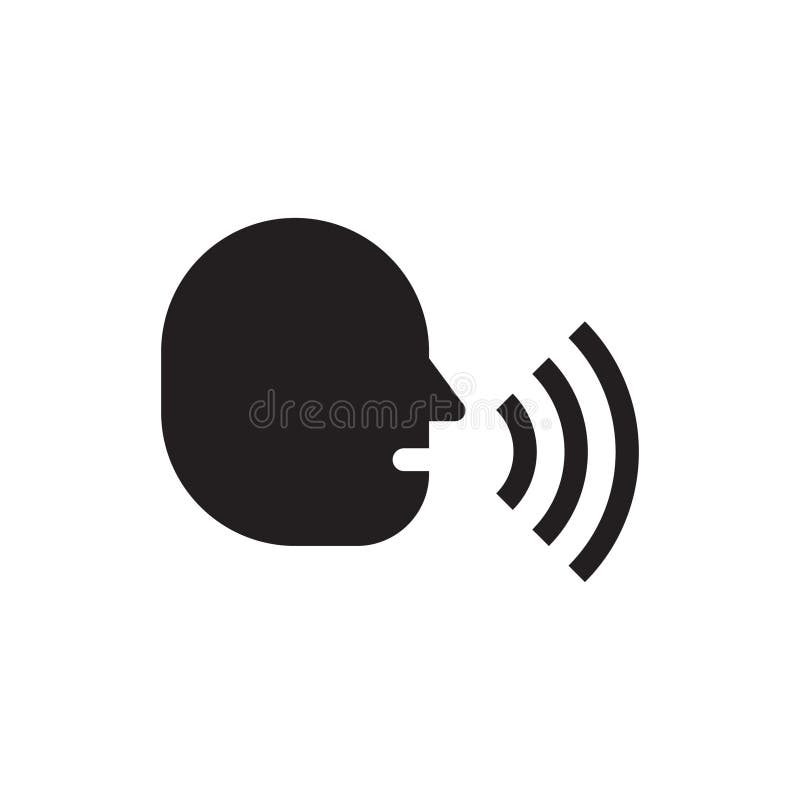 Voice Vector Icon Logo Design Stock Vector - Illustration of creative ...