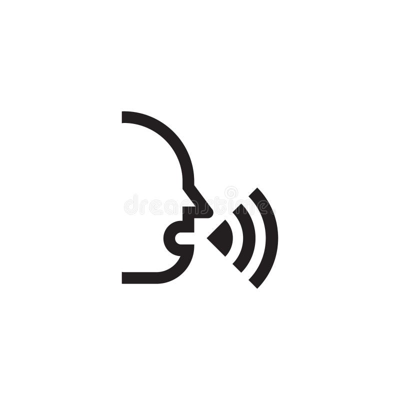 Voice Vector Icon Logo Design Stock Vector - Illustration of phone ...