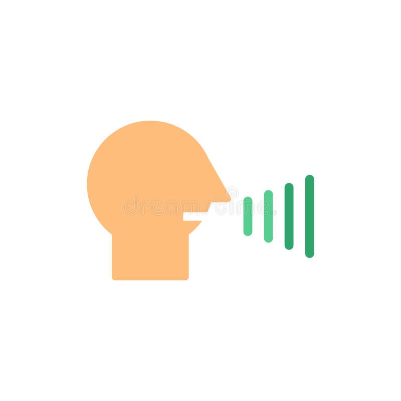 Voice Vector Icon Logo Design Stock Vector - Illustration of creative ...