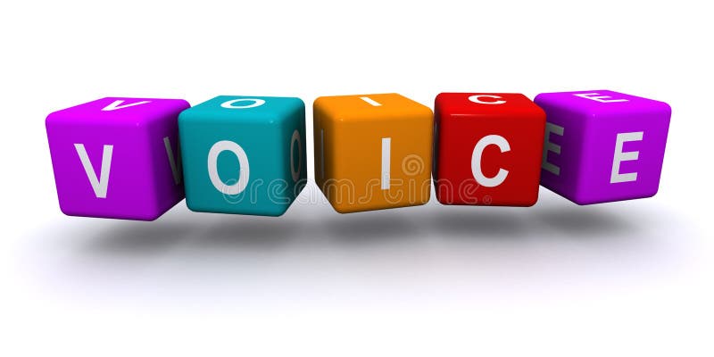 Voice word block on white stock illustration. Illustration of audio ... Voice word block on white stock illustration. Illustration of audio ...