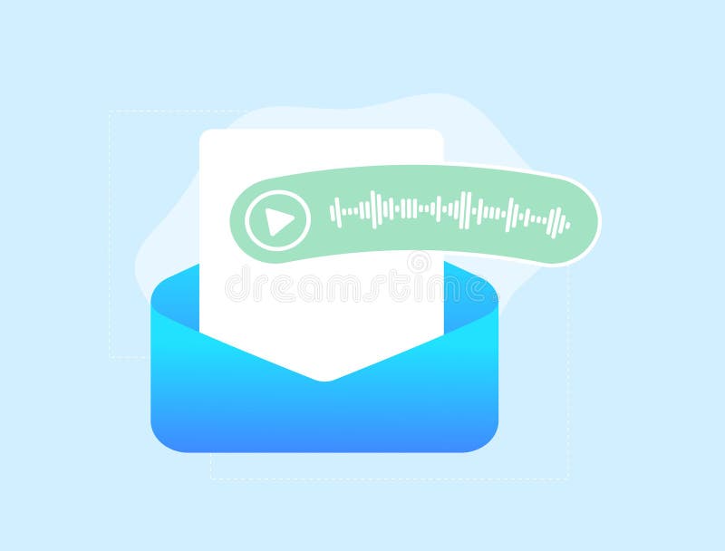 Voicemail or Voice Message Concept. Electronically Stored Computer ...