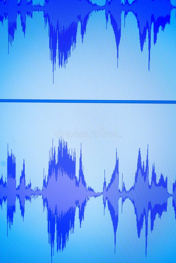 Voiceover Studio Audio Sound Wave Stock Image - Image of music, dynamic ...