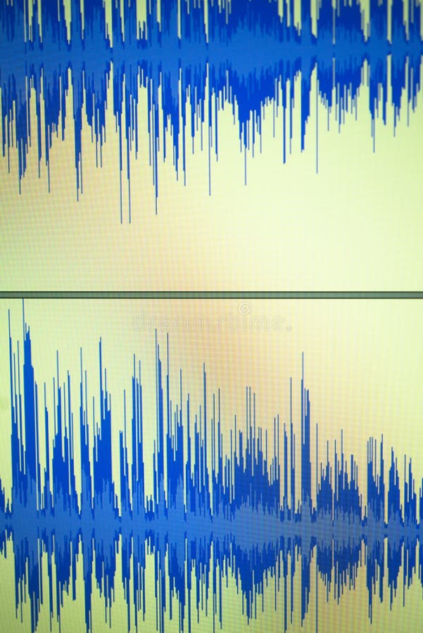 Voiceover Studio Audio Sound Wave Stock Image - Image of audio, media ...