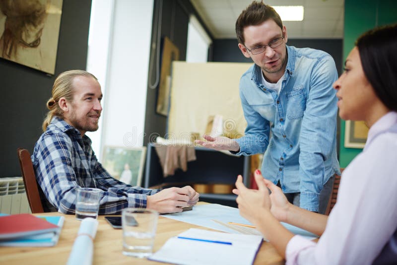 Creative conversation stock photo. Image of conversation - 4103290