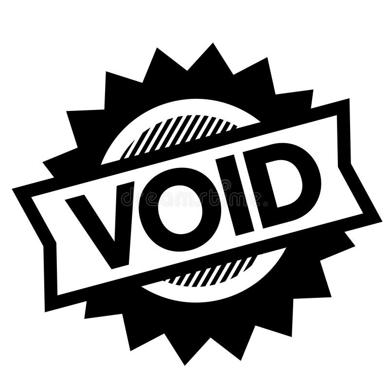 Void black stamp stock vector. Illustration of bureaucracy - 123578732