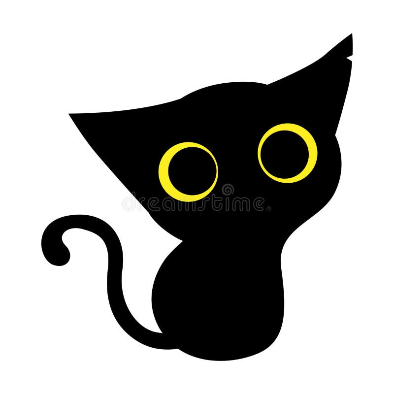 Void cat stock vector. Illustration of smol, drawing - 270482742