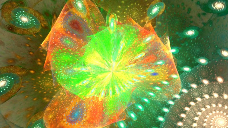 Void Flower: Abstract White Galaxy Animation Stock Footage - Video of ...