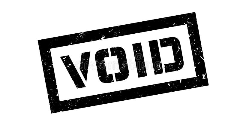 Void rubber stamp stock illustration. Illustration of element - 83187122