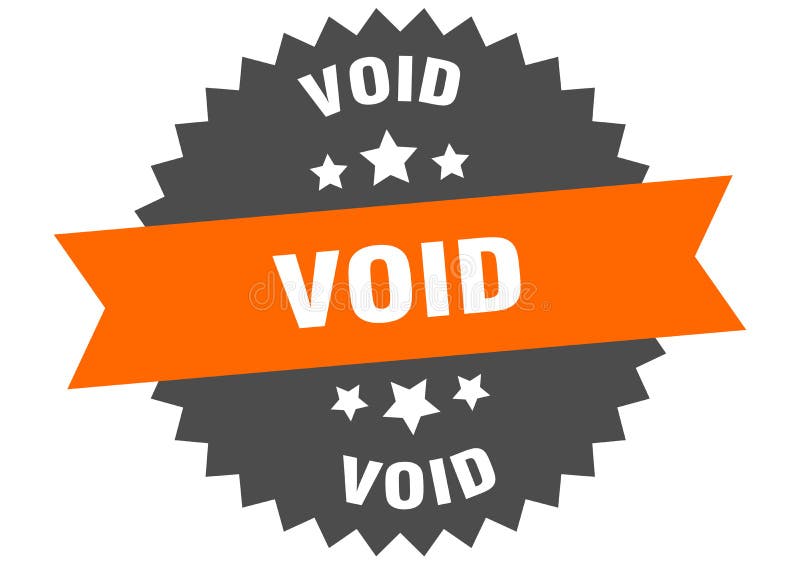 Void Band Sign. Void Grunge Stamp Set Stock Vector - Illustration of ...