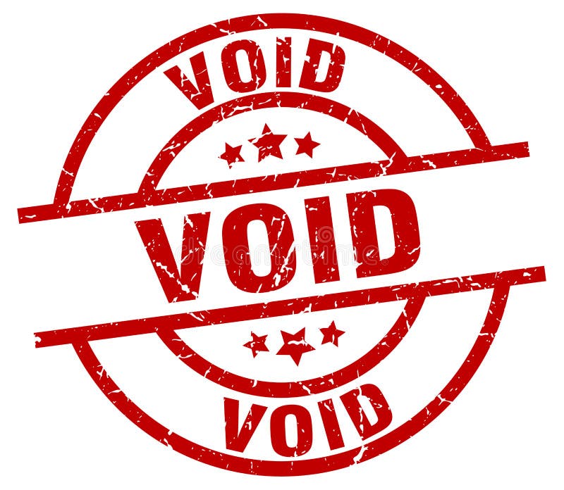 Void stamp stock vector. Illustration of seal, rubber - 122363059