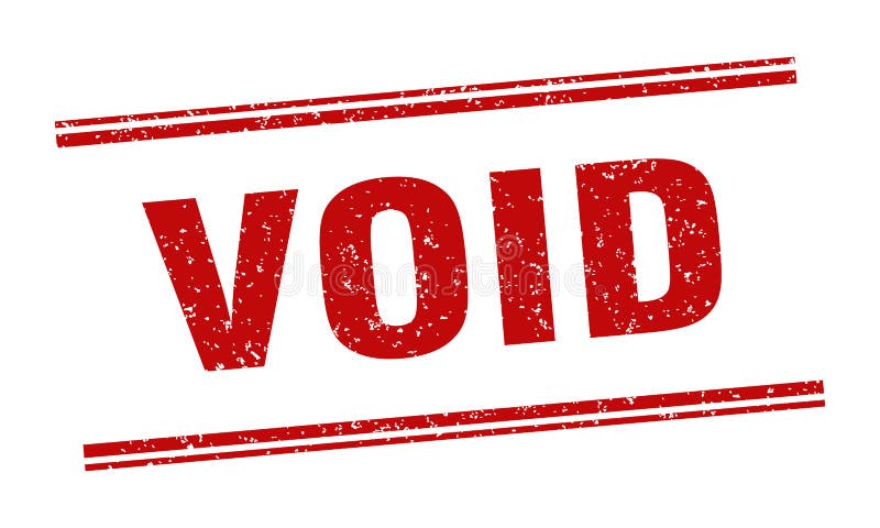 Void Stamp. Void Square Grunge Sign Stock Vector - Illustration of ...