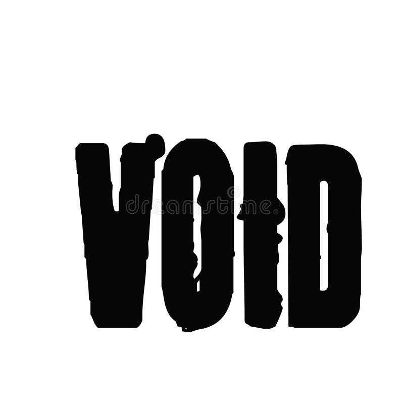 Void Stamp. Void Square Grungy Isolated Sign Stock Vector ...