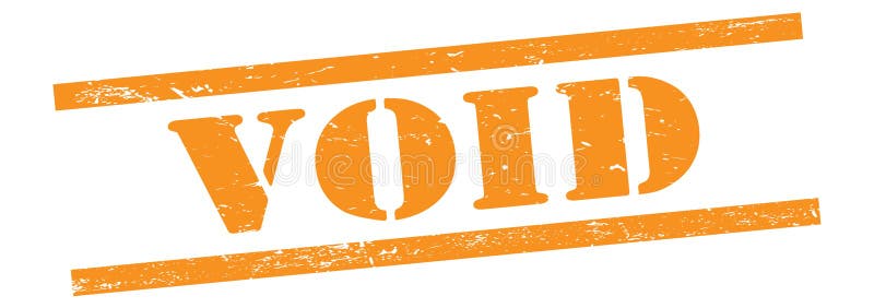 VOID Text on Orange Grungy Lines Stamp Stock Illustration ... VOID Text on Orange Grungy Lines Stamp Stock Illustration ...