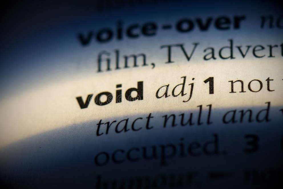 Void stock image. Image of education, dictionary, english - 161577805