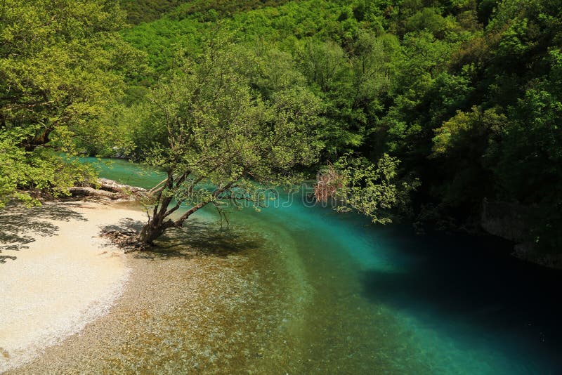 Voidomatis River, Zagori stock image. Image of epirus - 168534937