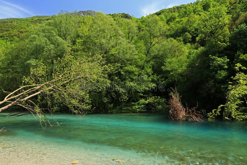 Voidomatis River, Zagori stock photo. Image of park - 168534826