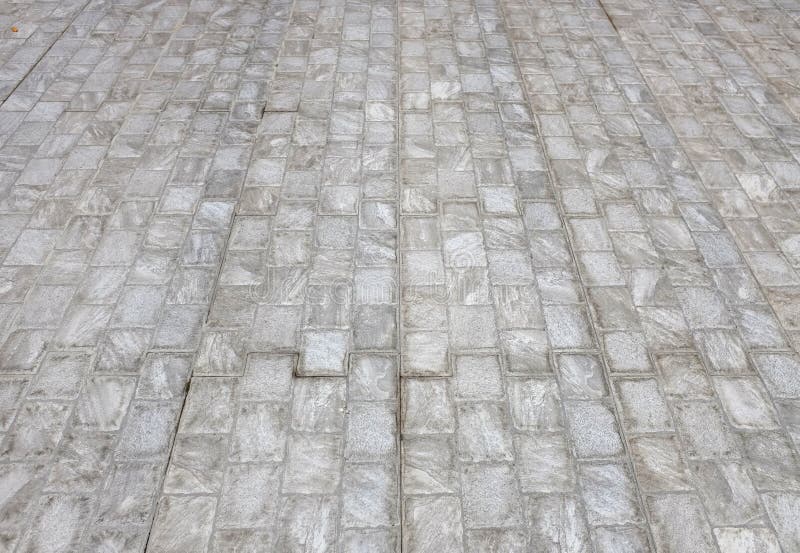 Voie De Pierre De Perspective Avec La Rayure En Parc Photo stock ...