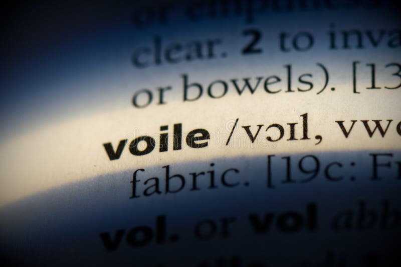 Voile stock photo. Image of dictionary, language, etymology - 161576742