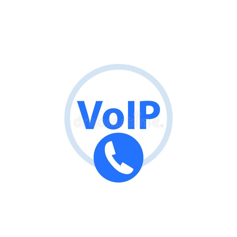 Voip call icon on white stock vector. Illustration of voice - 290114531