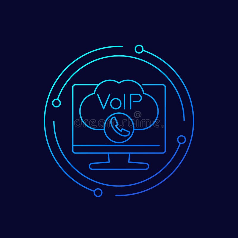 VOIP icon phone wi fi stock illustration. Illustration of digit - 16766397