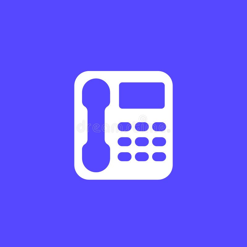 Voip Phone Icon, Ip Telephony Vector Stock Vector - Illustration of ...