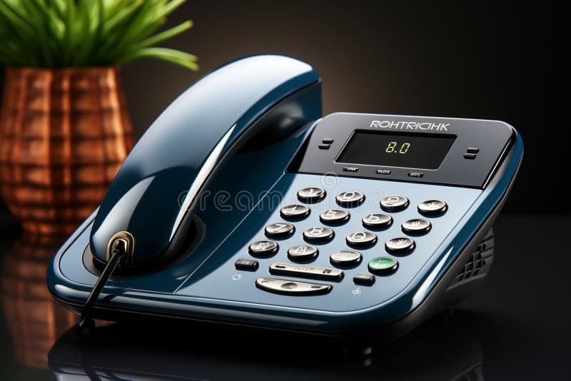Voip Phone stock illustration. Illustration of speaker - 303029539