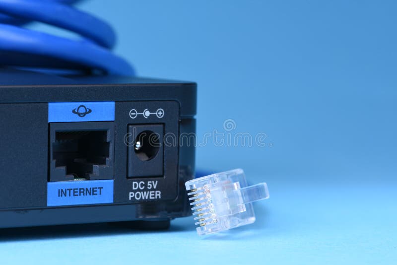 Voip Technology Telephone Adapter Stock Image - Image of phone ...