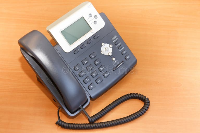 VoIP Telephone stock photo. Image of cable, data, computer - 26392514