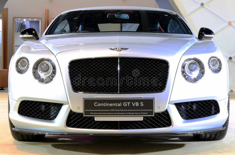 Voiture Continentale De Luxe Du GT V8 S De Série Blanche De Bentley ...