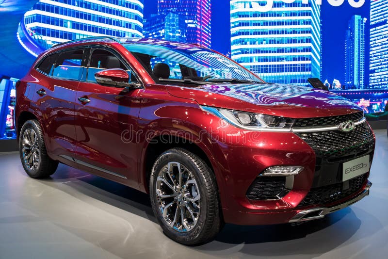 Voiture De Chery Exeed TX SUV Photo éditorial - Image du neuf, moteur ...