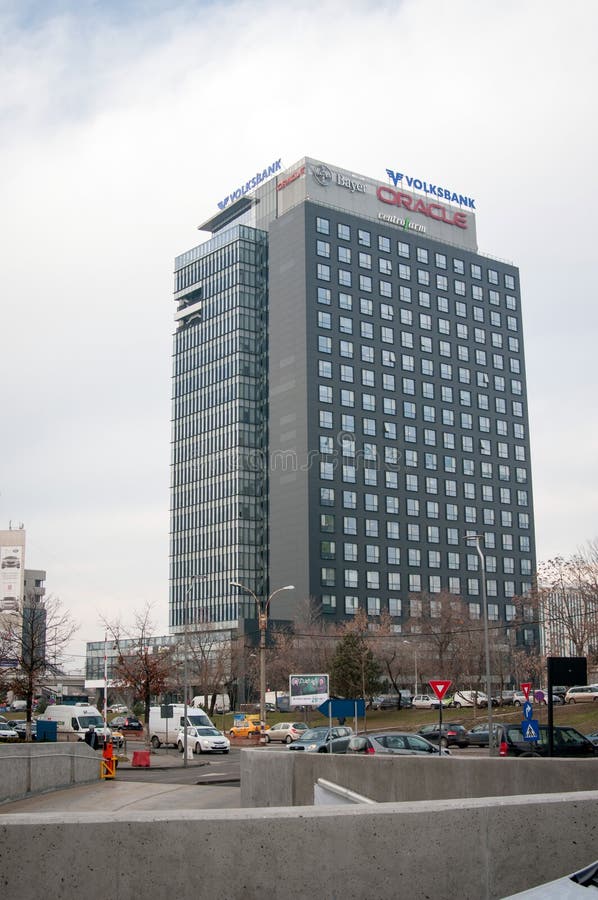 Volksbank and Oracle Skyscraper Editorial Photo - Image of architecture ...