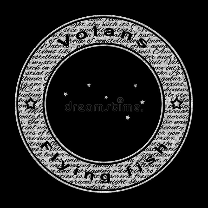 Volans Star Constellation, Flying Fish Stock Illustration ...