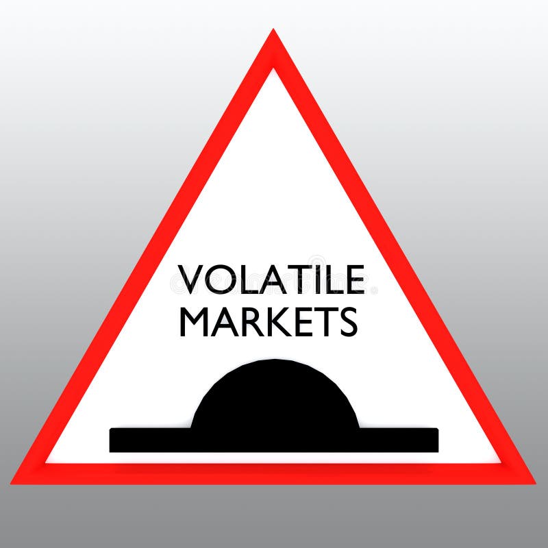 VOLATILE MARKETS stock illustration. Illustration of credit - 86681770
