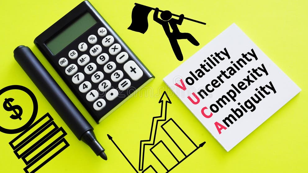 Volatility, Uncertainty, Complexity, Ambiguity VUCA is Shown Using the ...