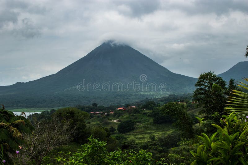 Volcan costa rica stock photo. Image of flying, rica - 250012922