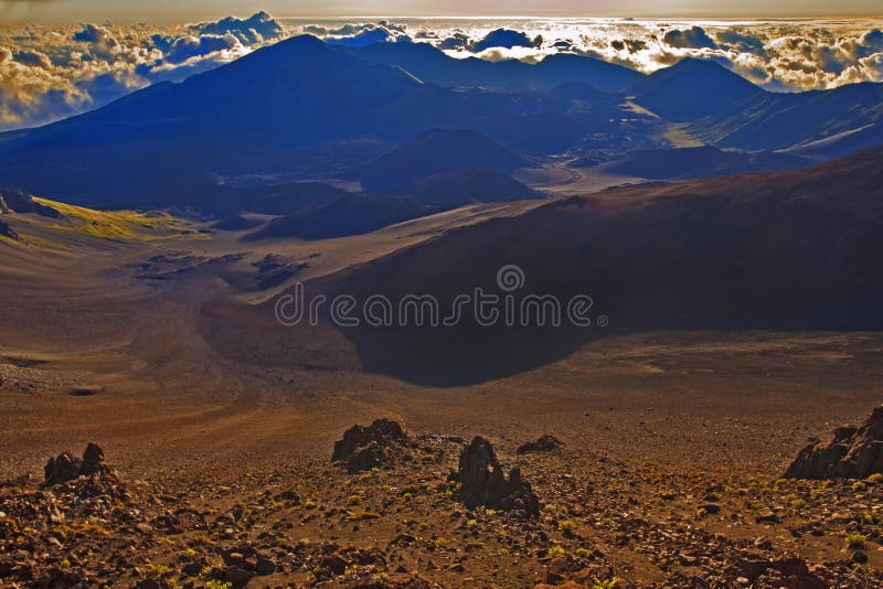 Volcan de Haleakala, Maui image stock. Image du environnement - 11216051