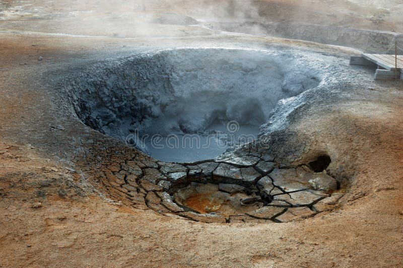 Volcan Krafla image stock. Image du chaud, volcanique - 6324041