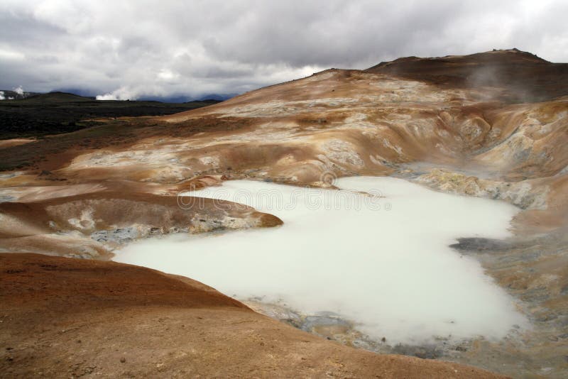 Volcanic area stock image. Image of magma, landscape - 12450963