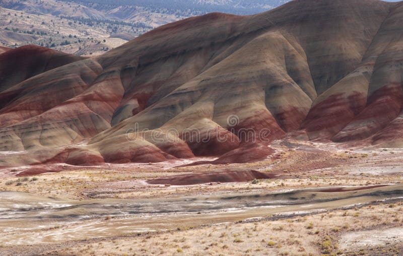 Volcanic Ash Colored Hills stock image. Image of overlook - 8210435