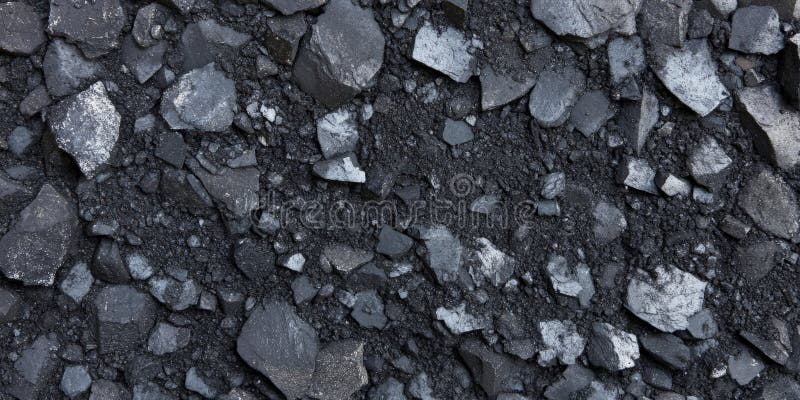 Volcanic Ash-covered Stone Background with Layers of Fine Black Dust ...