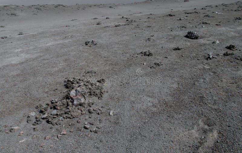 Volcanic ash on ground stock image. Image of light, lonquimay - 92836213