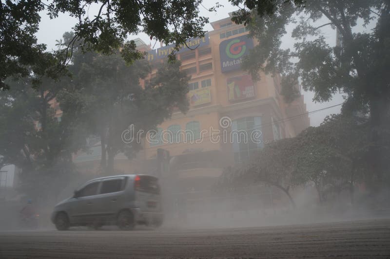 Volcanic ash editorial photography. Image of vehicle - 37850802