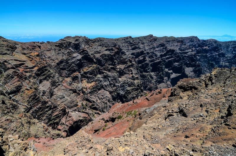 Volcanic Basaltic Rock Formation Stock Image - Image of sand, landscape ...