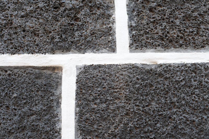 Volcanic brick wall stock image. Image of background - 18697215