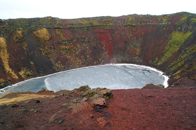 Volcanic Caldera stock image. Image of kerio, caldera, lake - 946633