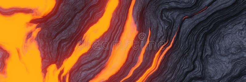 Volcanic Cooled Lava Background Stock Illustration - Illustration of ...