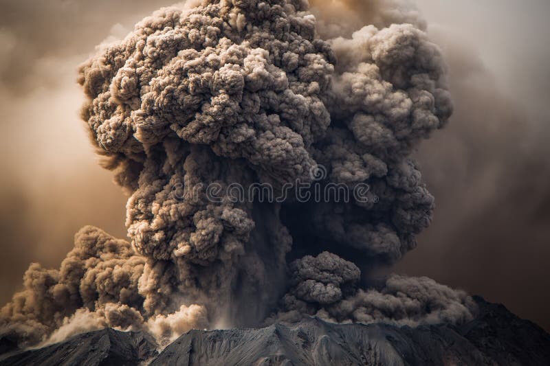 Volcanic Eruption: Ash Cloud Dominates the Sky | Volcanic Eruption ...