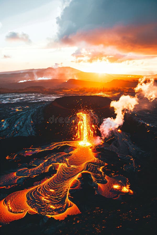 Volcanic Eruption Process Stock Illustrations – 362 Volcanic Eruption ...